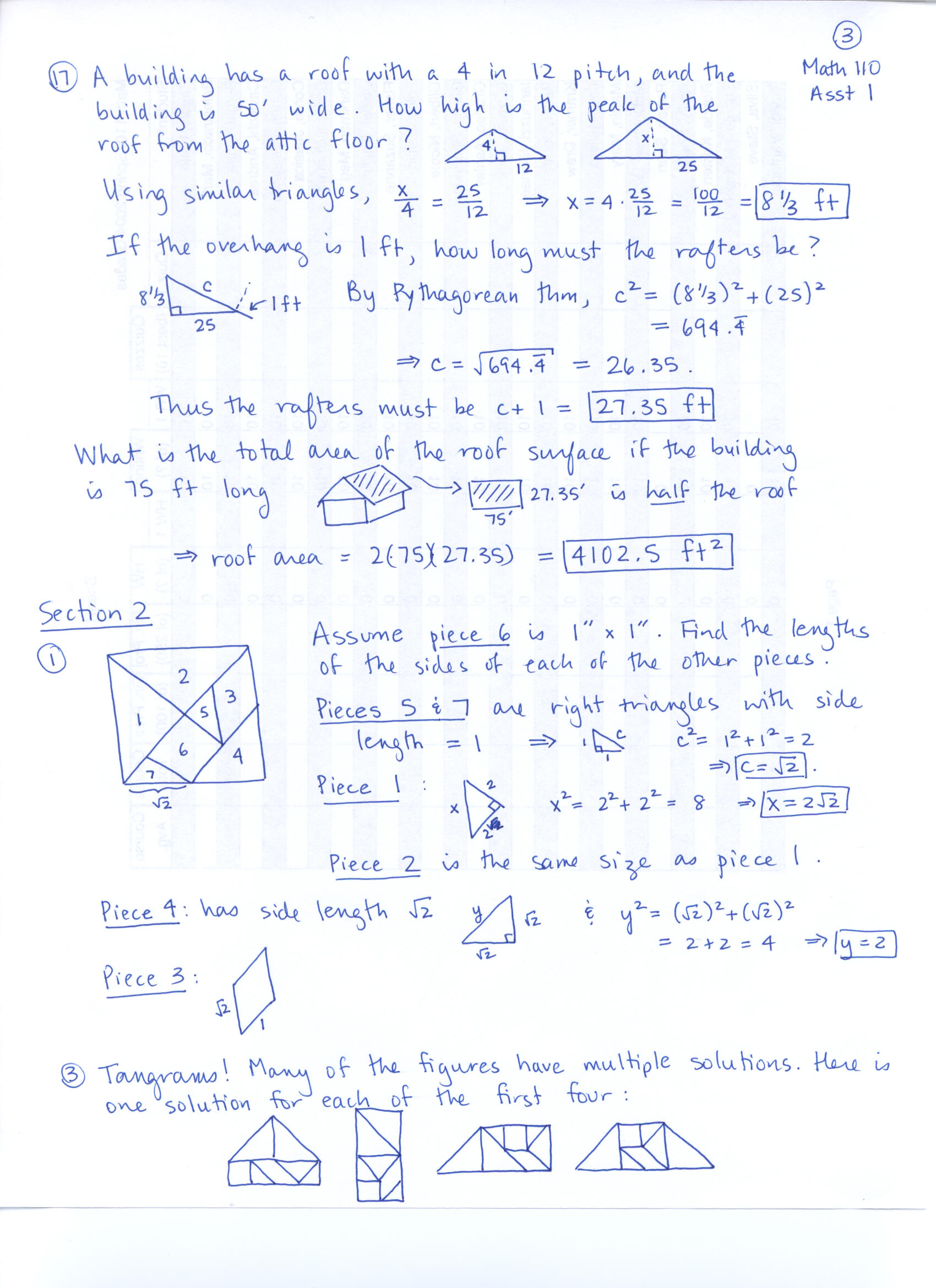 Homework Assignments